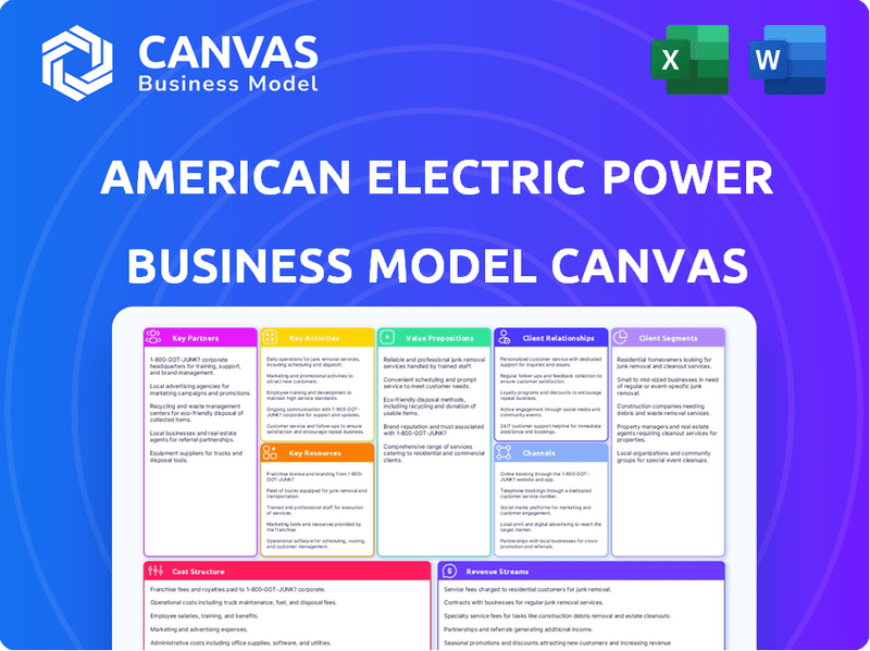 Pre-Written American Electric Power Canvas – CanvasBusinessModel.com