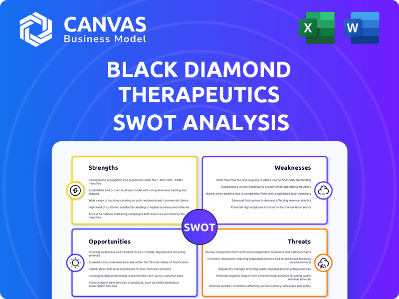 Black Diamond Therapeutics SWOT Analysis – CANVAS, SWOT, PESTEL & BCG ...