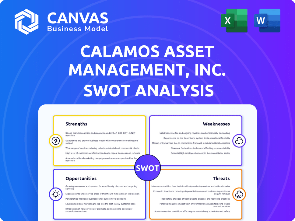 Calamos Asset Management, Inc. SWOT Analysis – CanvasBusinessModel.com