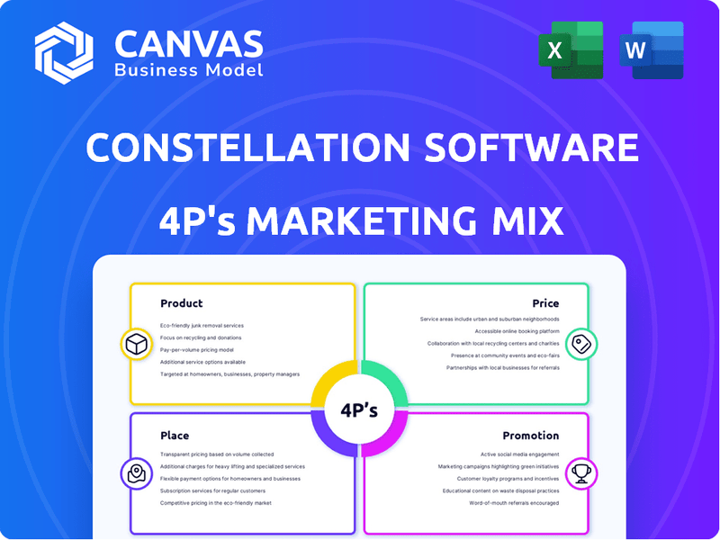Análisis de marketing Mix del software de constelación – CanvasBusinessModel.com