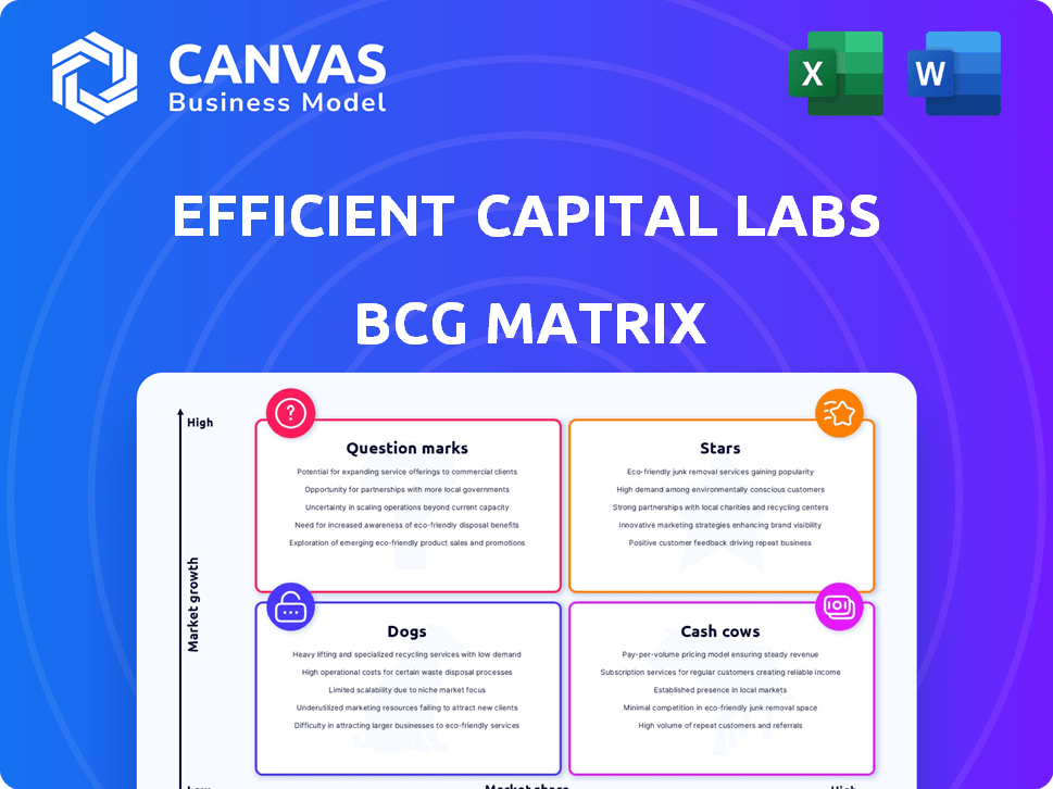 Efficient Capital Labs BCG Matrix Analysis – CanvasBusinessModel.com