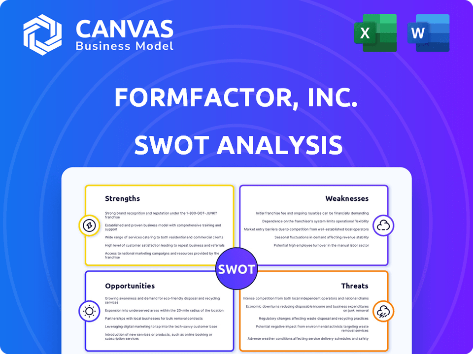 FormFactor, Inc. SWOT Analysis – CanvasBusinessModel.com